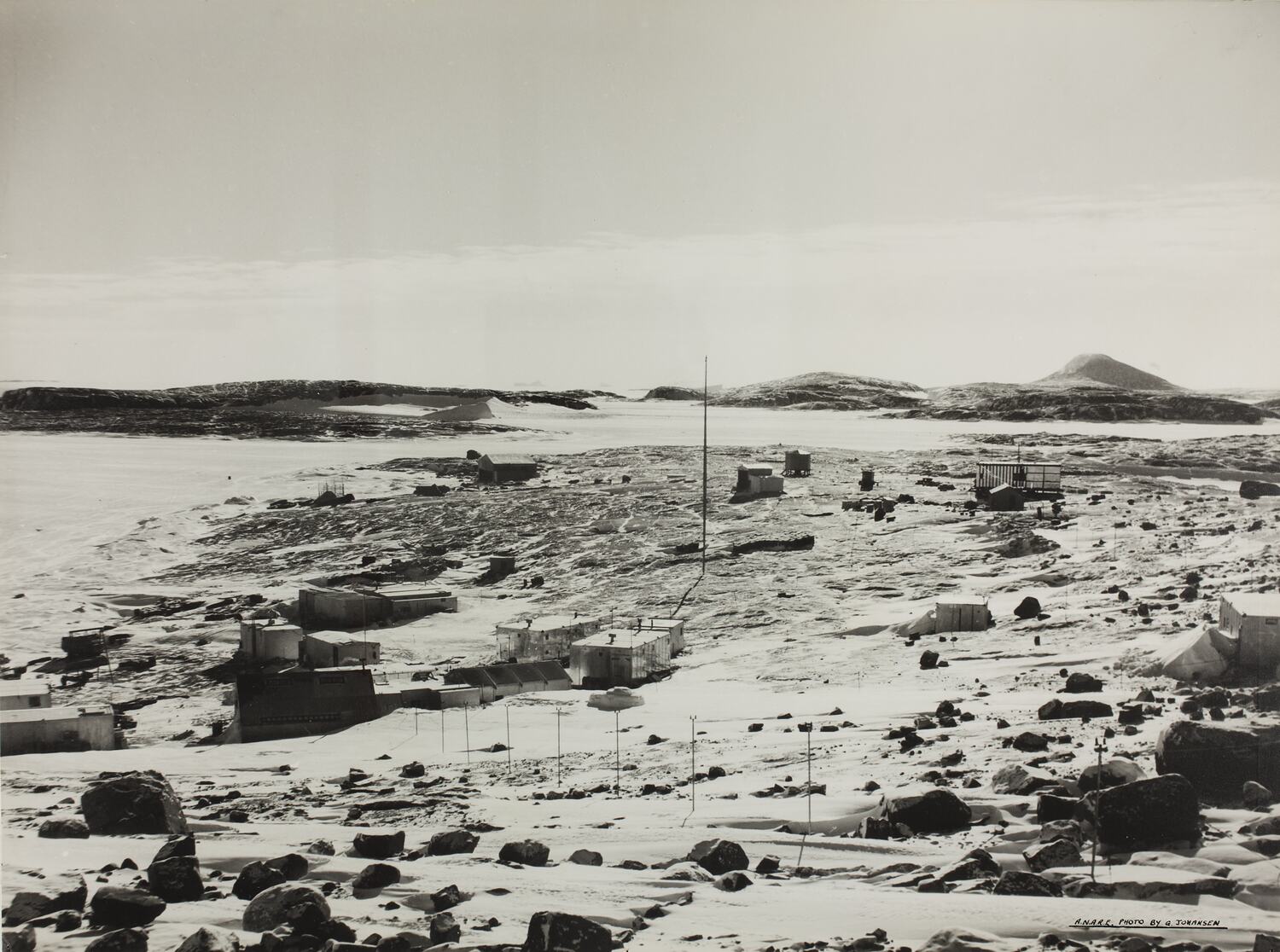 Photograph - Mawson Station, The Australian National Antarctic Research ...