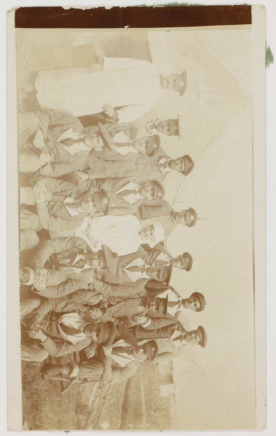 Photograph - Group in Front of Tents, Salonica, Greece, Nurse A. E ...