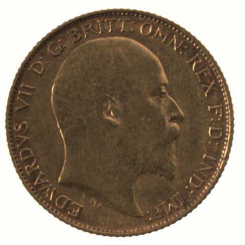 Coin - Half Sovereign, Victoria, Australia, 1909