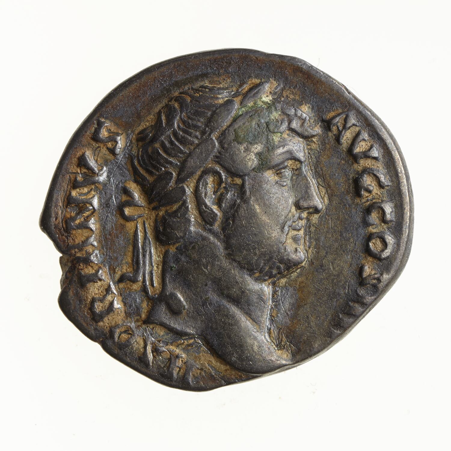 Coin - Denarius, Emperor Hadrian, Ancient Roman Empire, 134-138 AD