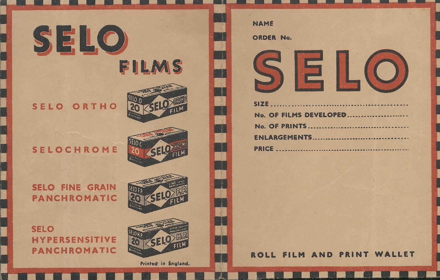 Film Wallet - Selo, circa 1940s