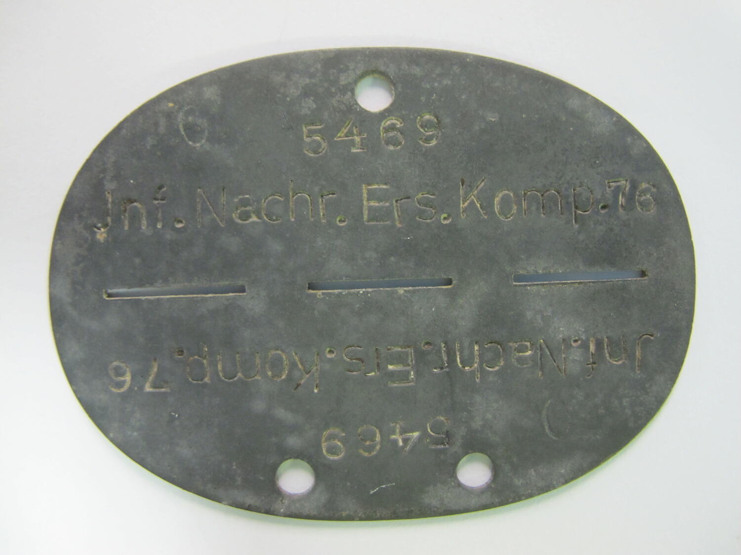 Identity Tag - German, Metal, World War II, 1939-1945