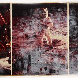 Transparency - Kodak Colorama, 'Apollo 11 Triptych', Moon Walk, 1960s-1980s