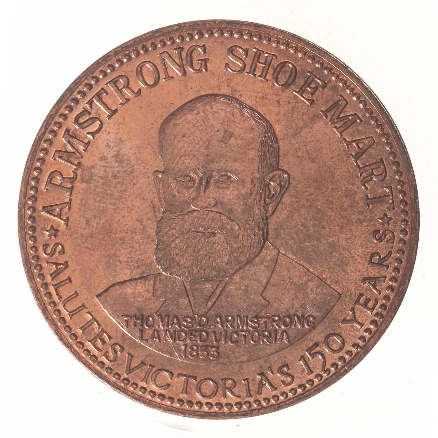 Medal - Armstrong Shoe Mart, Frankston, Victoria, Australia, 1984
