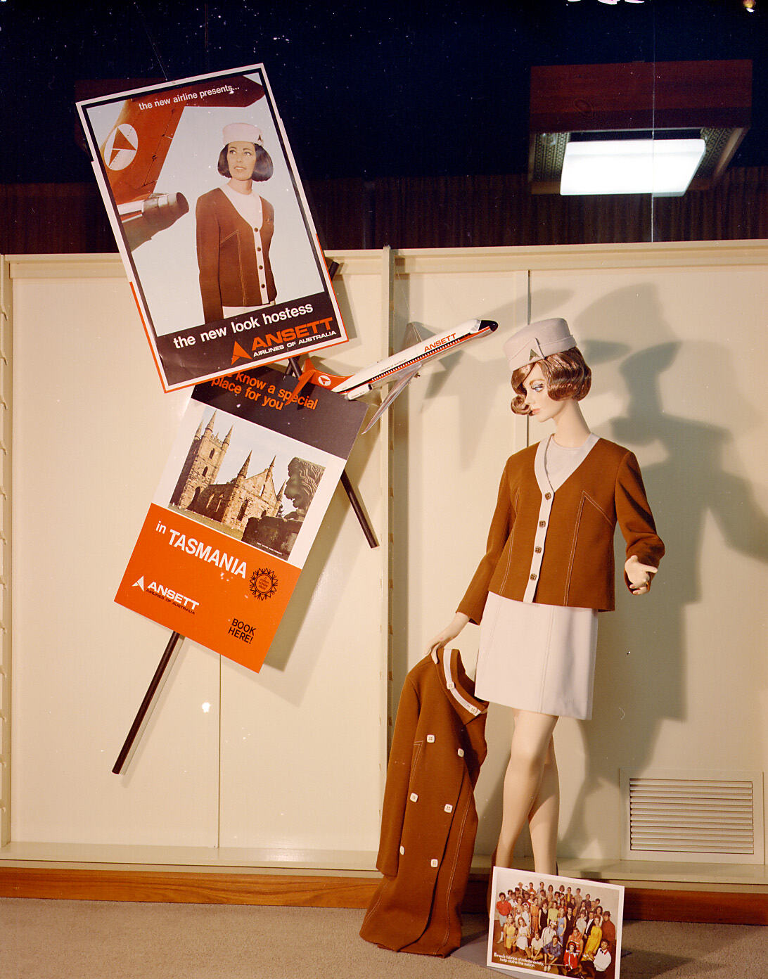 Negative - Ansett Airlines, Hostess Uniforms, 1970