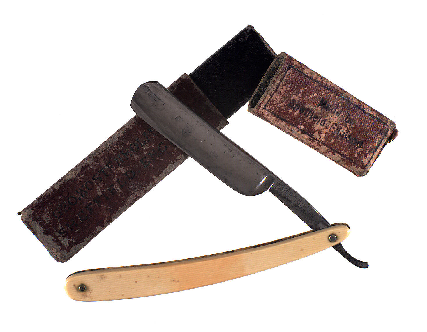 Razor - Straight, George Wostenholm & Son, circa 1920