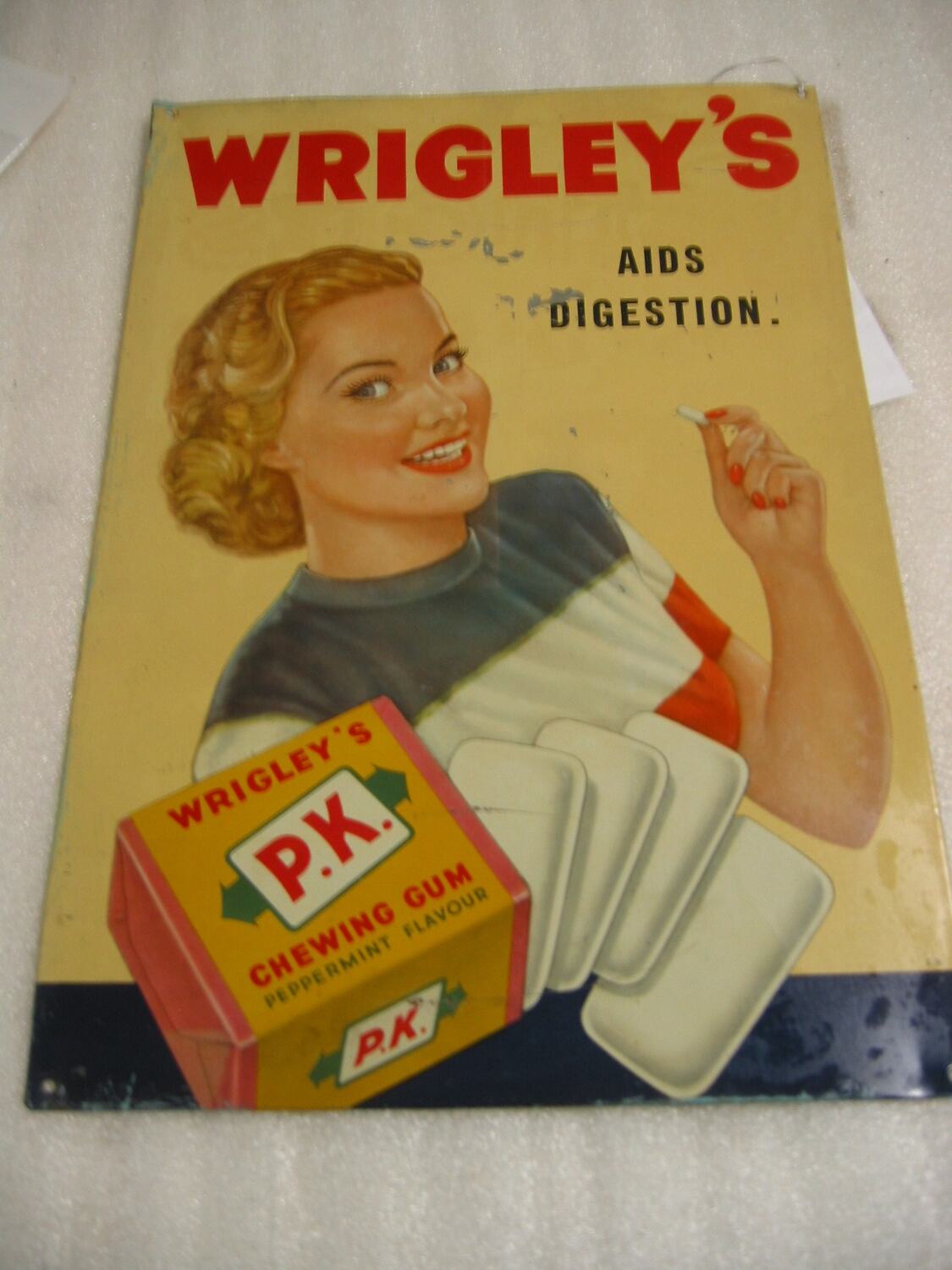 Sign - Wrigley's Chewing Gum, circa 1960