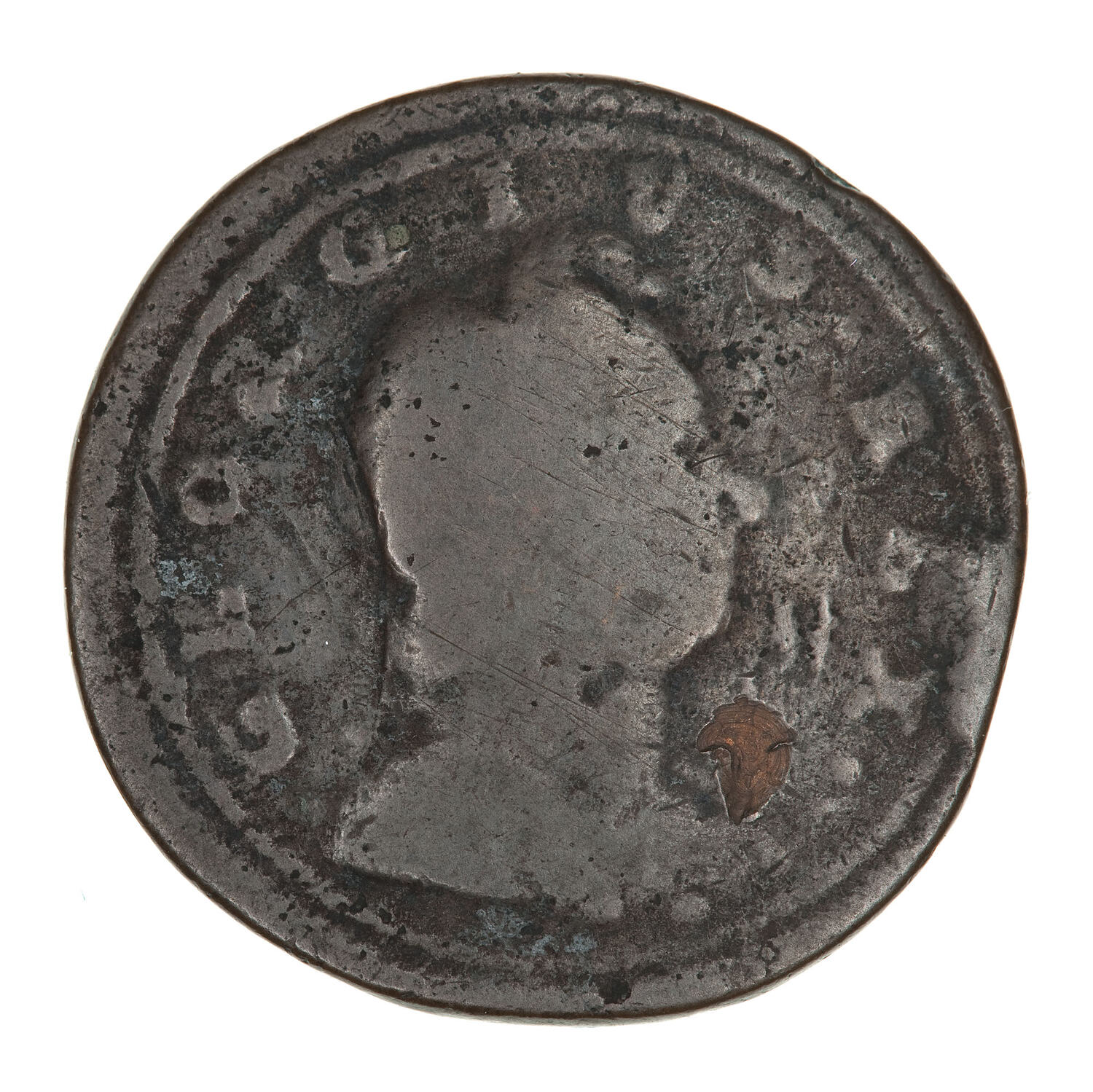 Imitation Coin - Halfpenny, George I, Great Britain, 1719
