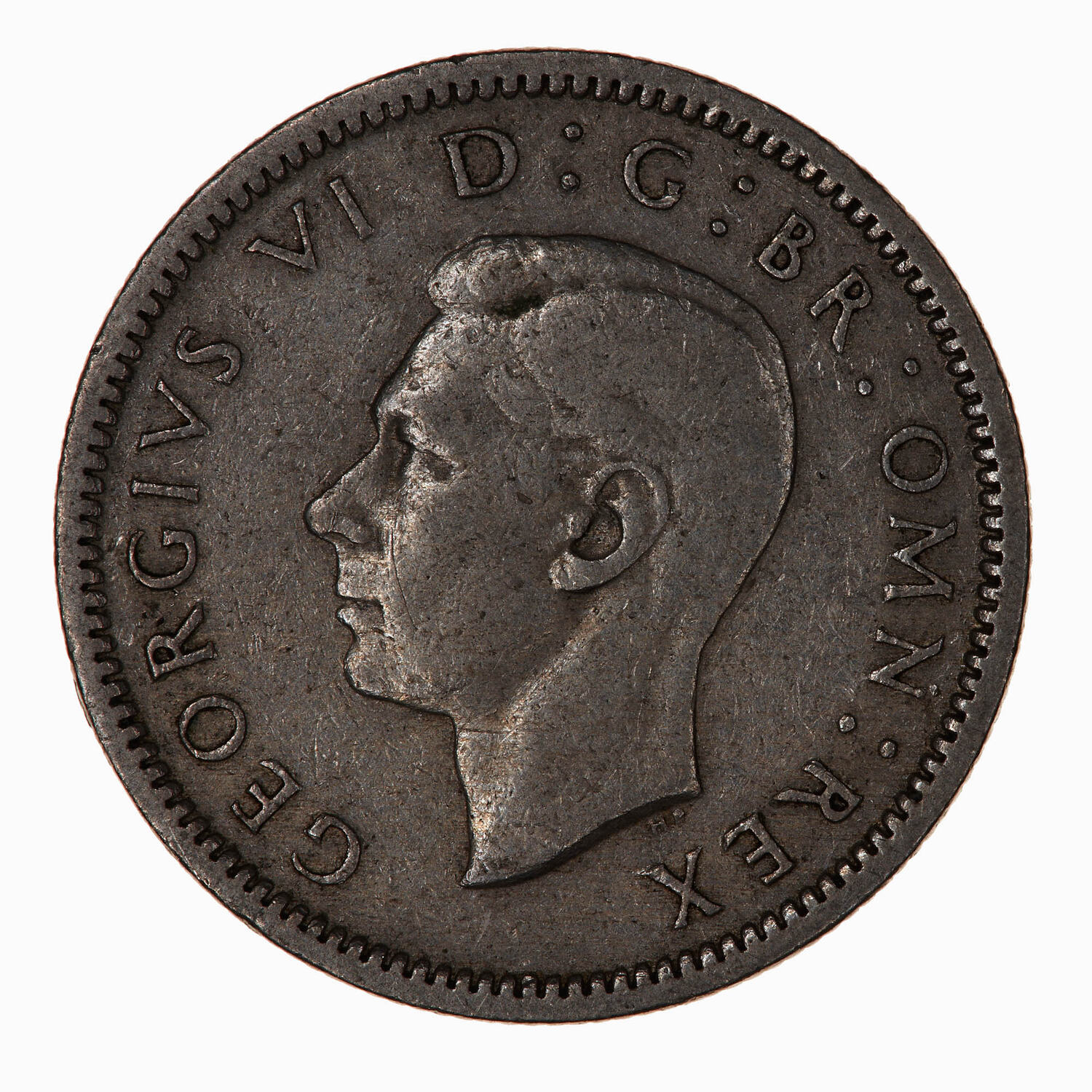 Coin - Sixpence, George VI, Great Britain, 1948