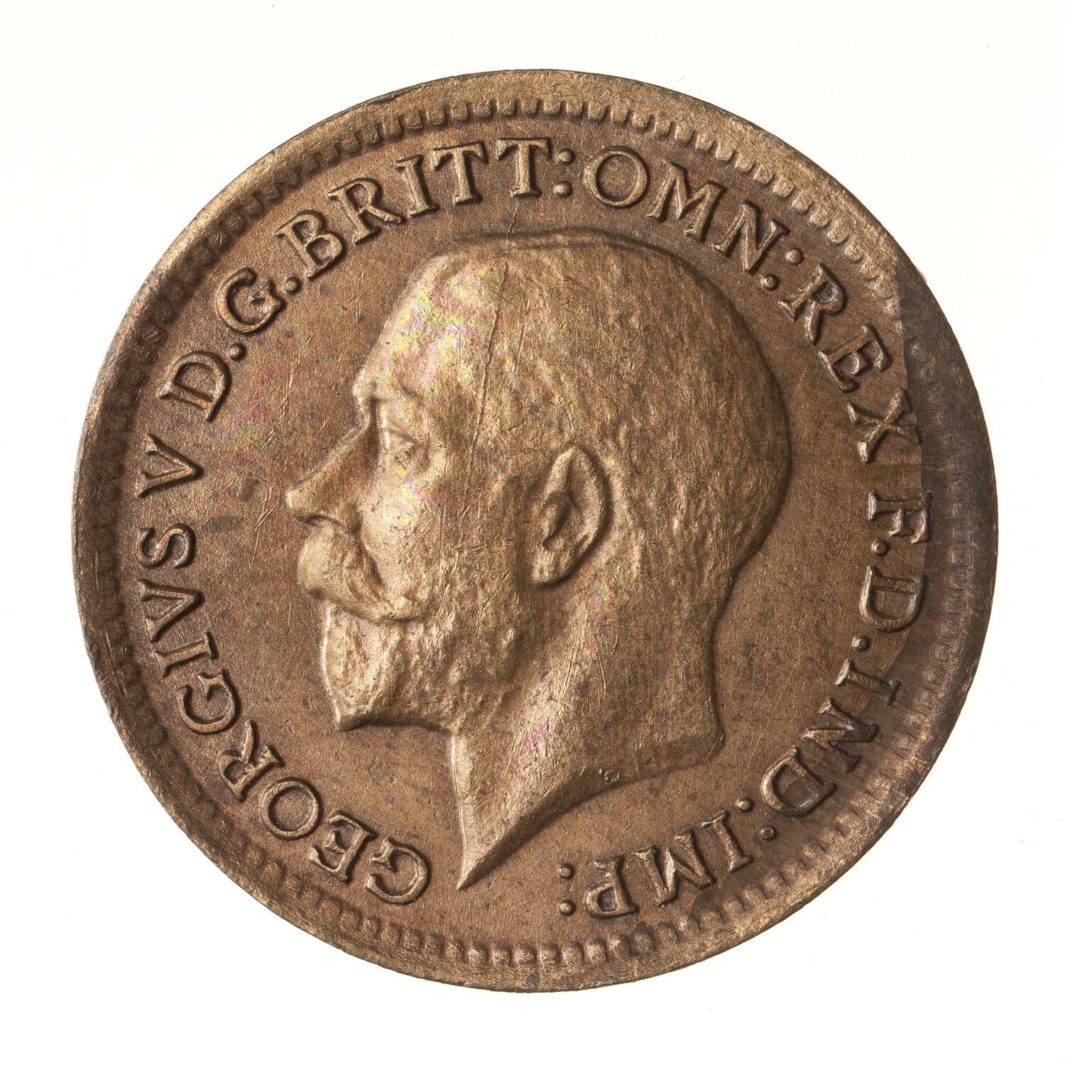 Coin - 1/3 Farthing, Malta, 1913