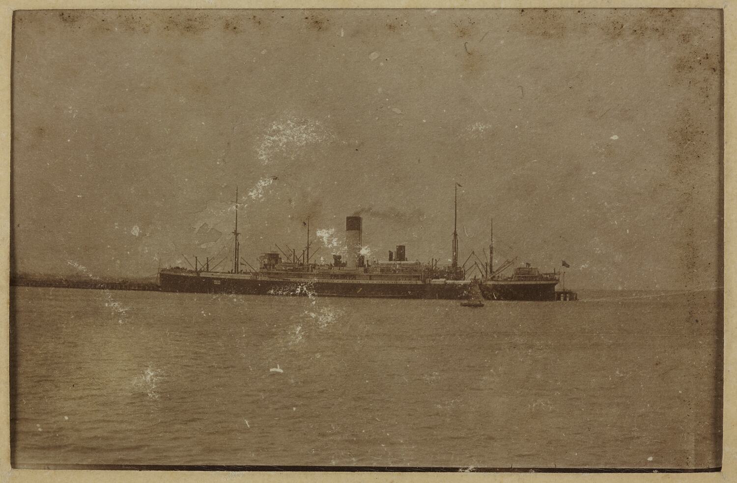Photograph - TSS Ulysses, Steamship at Sea, 1915