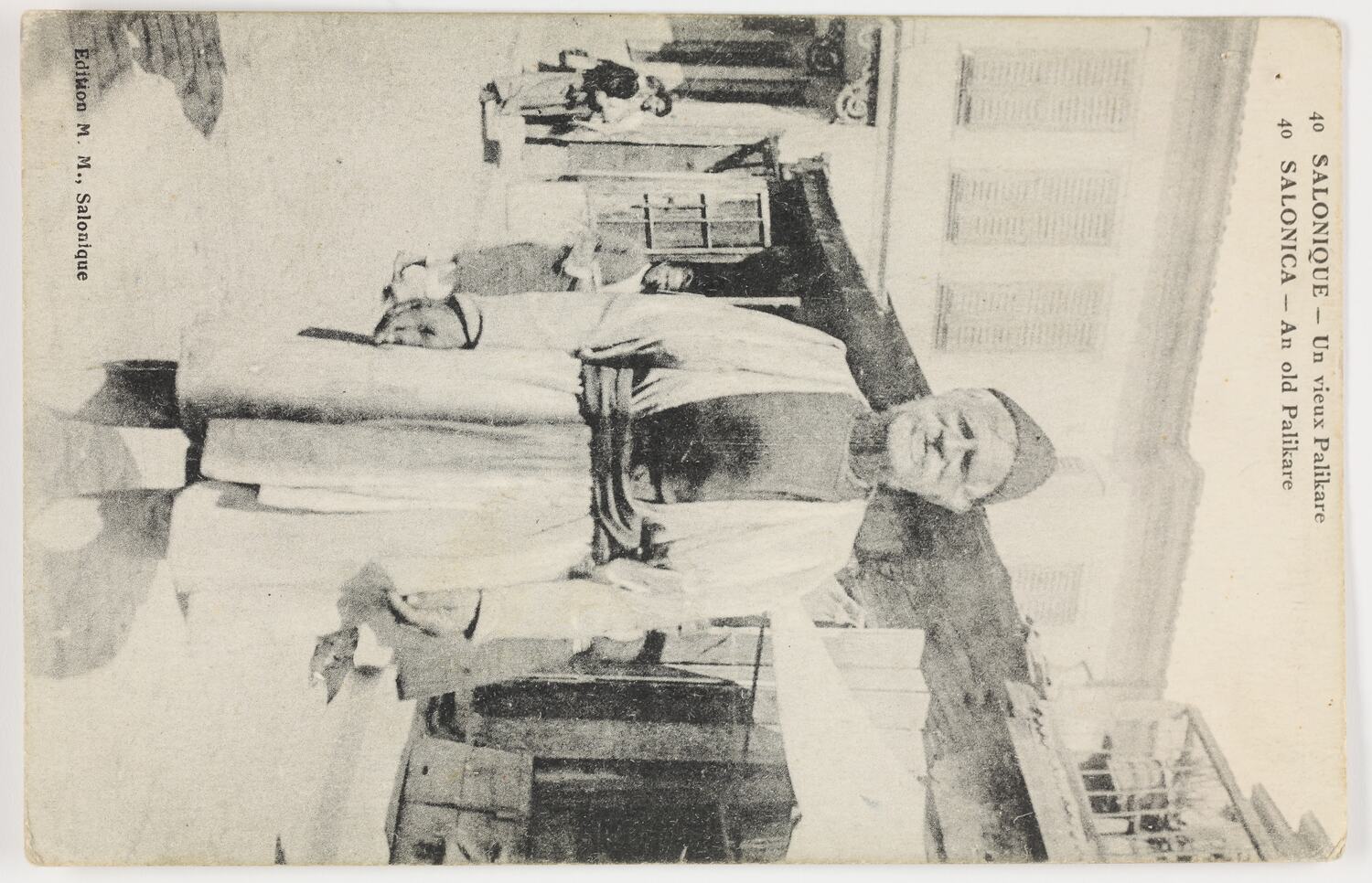 Postcard - 'An Old Palikare' Soldier, Salonica, Greece, Nurse A. E ...