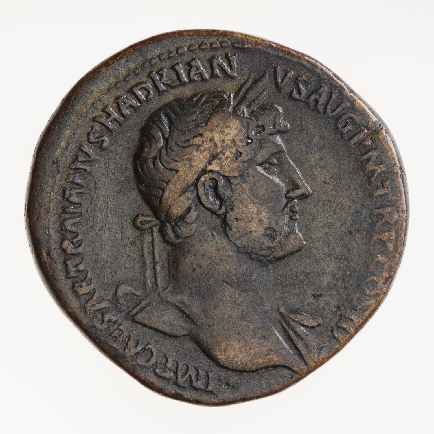 Coin - Sestertius, Emperor Hadrian, Ancient Roman Empire, 119-122 AD