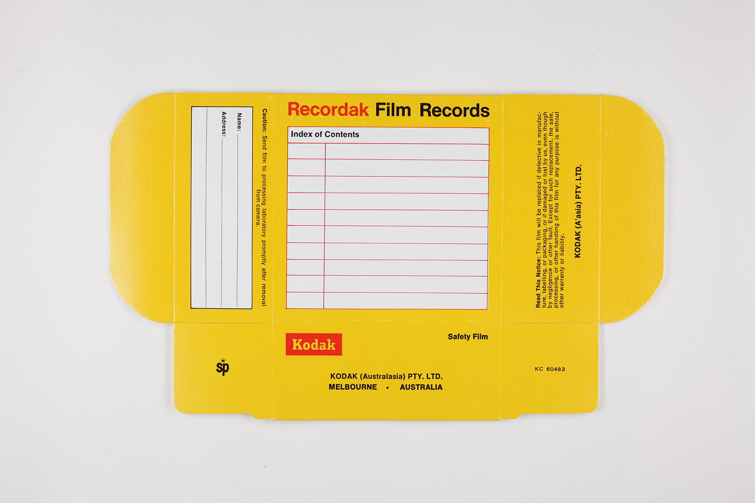 Box - Kodak Australasia Pty Ltd, 'Recordak Film Records', circa 1970s