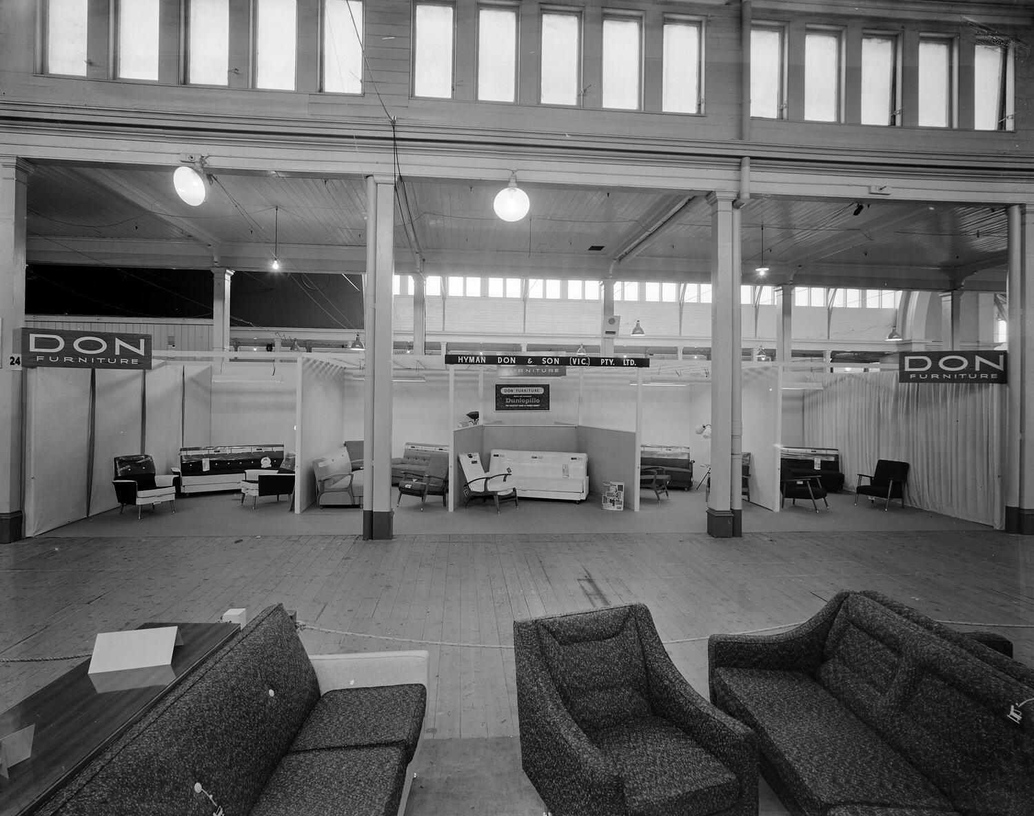 Negative - Don Furniture Display, Royal Exhibition Building, Melbourne ...