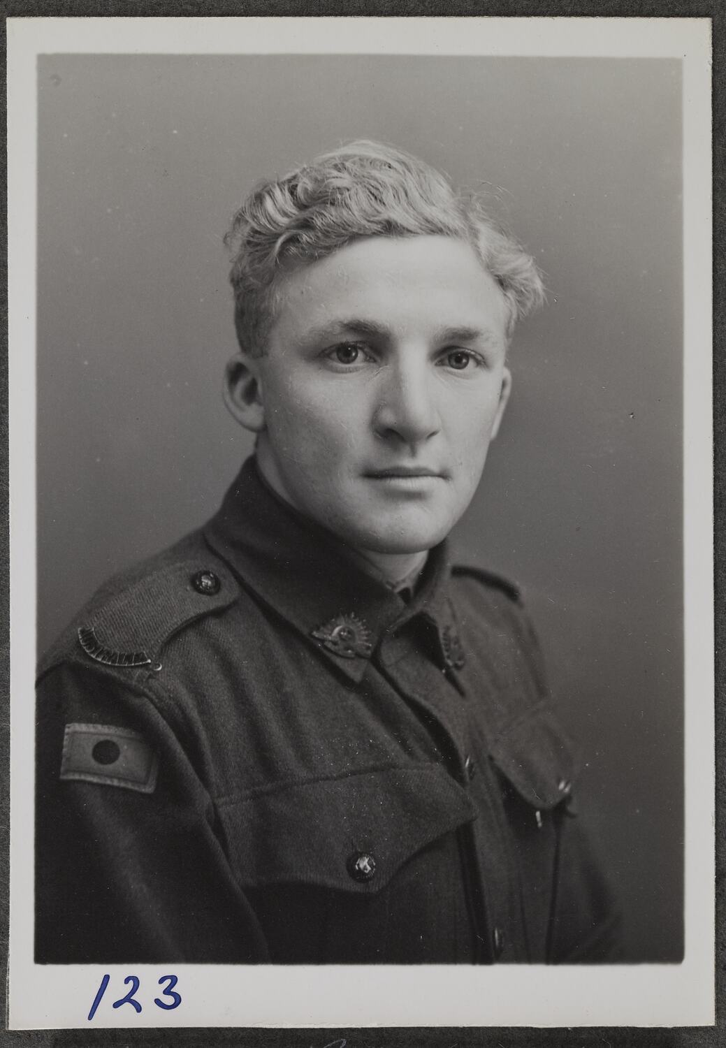 Photograph - Private Stuart Reed, Abbotsford, Victoria, World War II ...