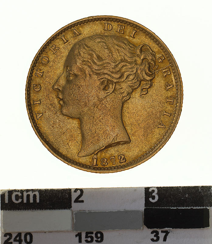 Coin - Sovereign, Victoria, Australia, 1872