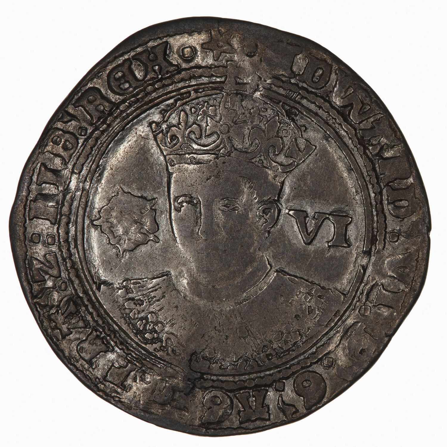 Coin - Sixpence, Edward VI, England, Great Britain, 1552-1553