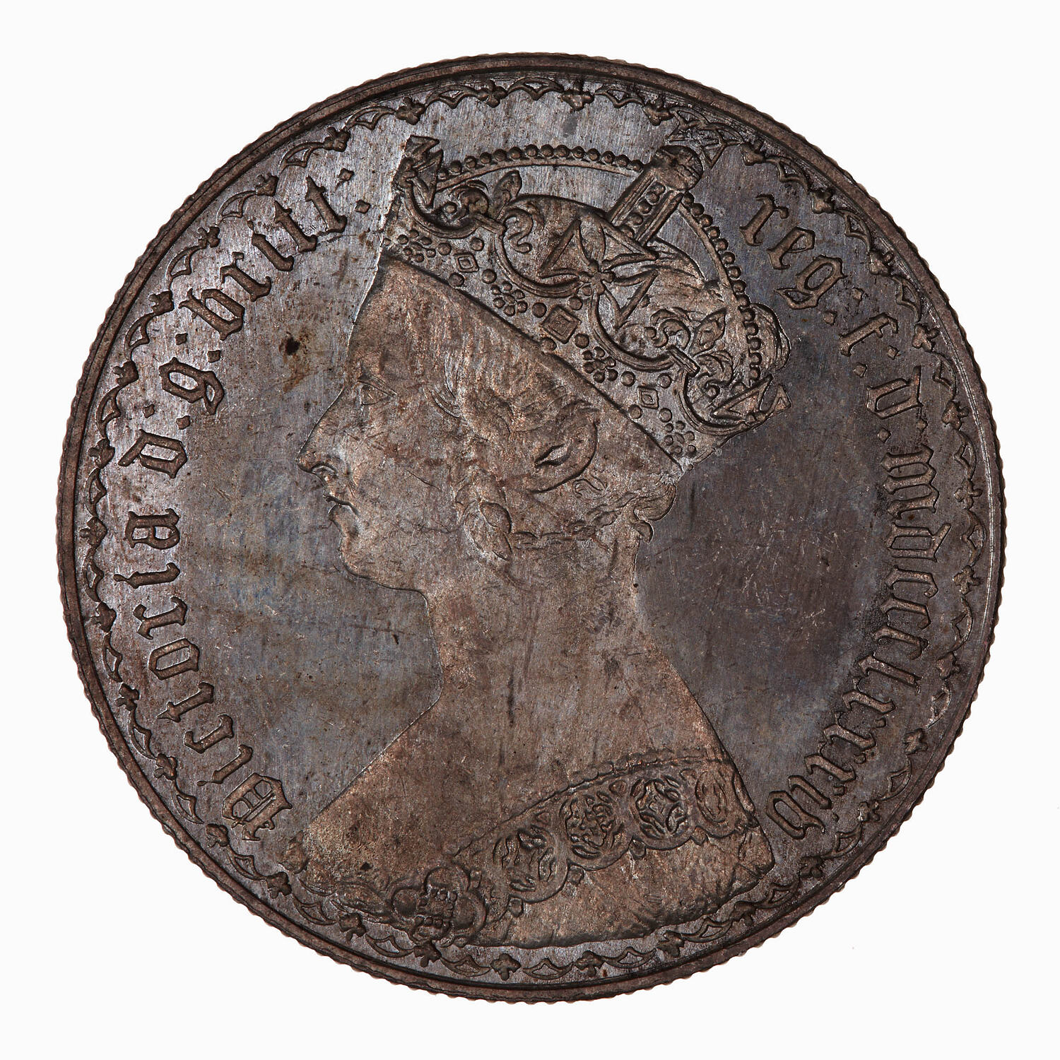 Coin - Florin, Queen Victoria, Great Britain, 1884