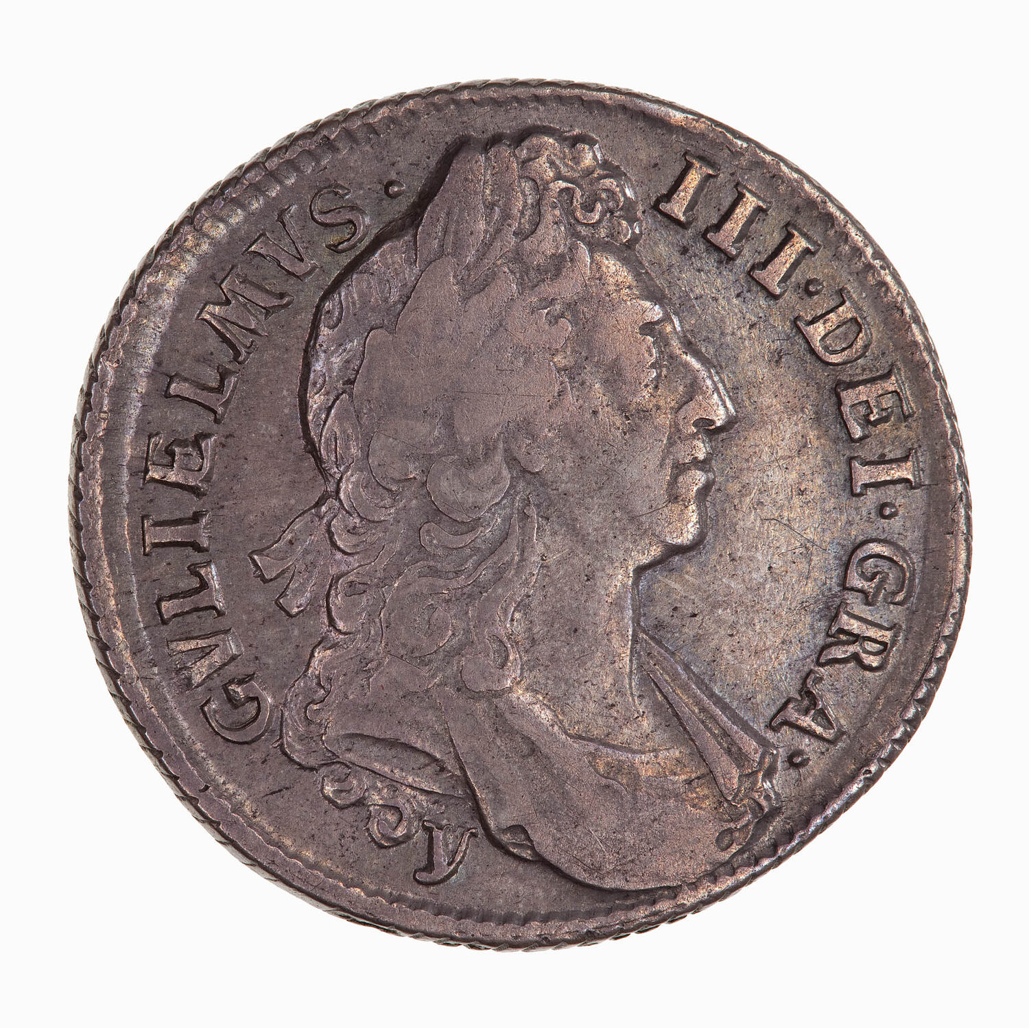Coin - Shilling, William III, Great Britain, 1696