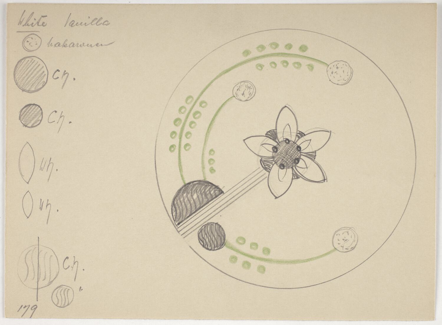 Cake Design - Karl Muffler, Flower, 1930s-1950s