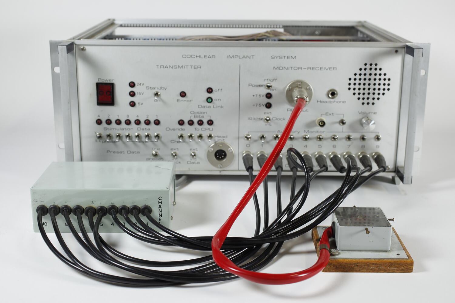 Receiver-Stimulator - Benchtop, Bionic Ear Research, 1978