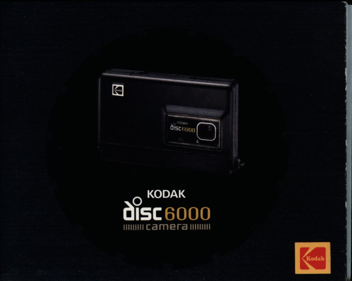 User Guide - Eastman Kodak, 'Kodak Disc 6000 Camera', 1983
