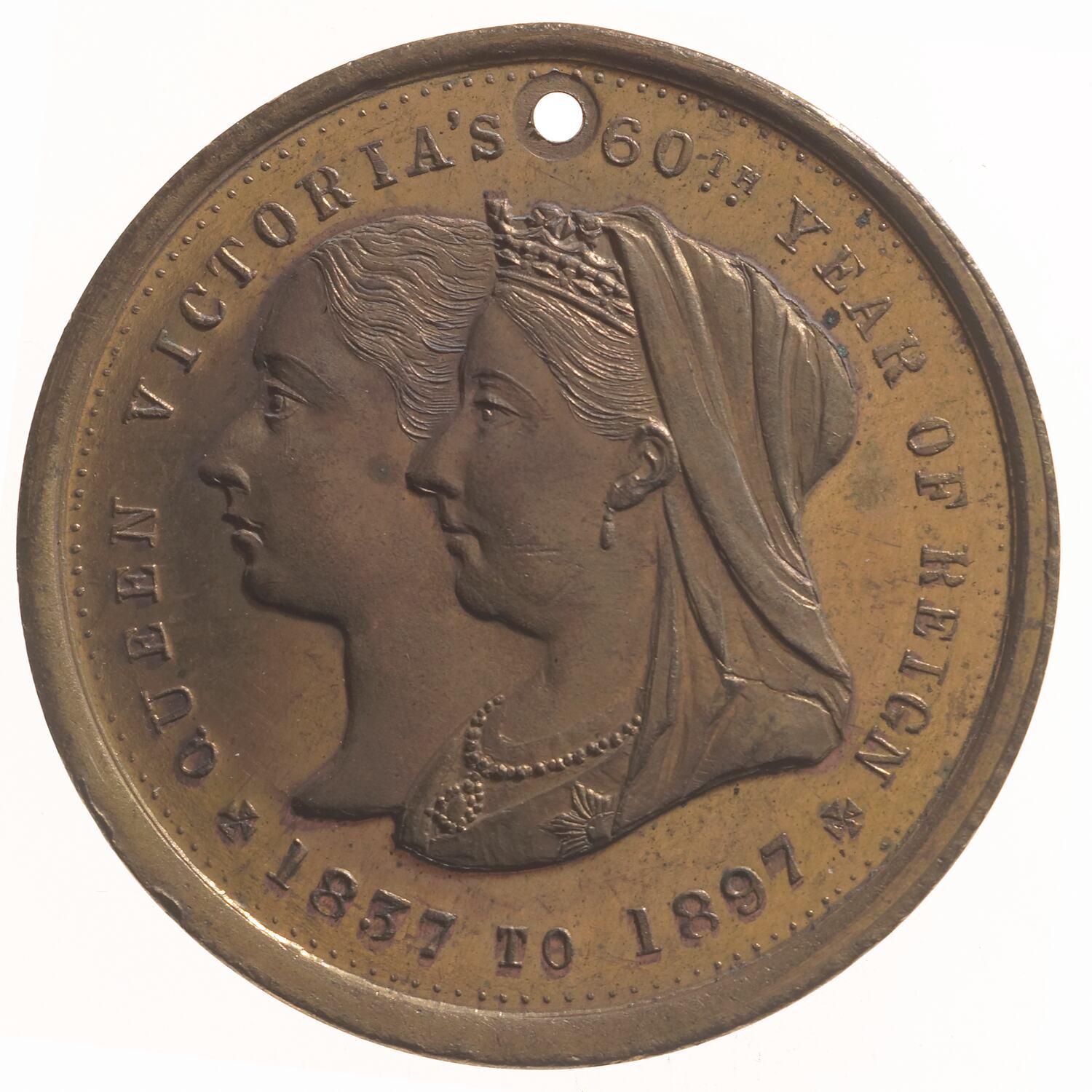 Medal - Diamond Jubilee of Queen Victoria, Shire of Charlton, Victoria ...