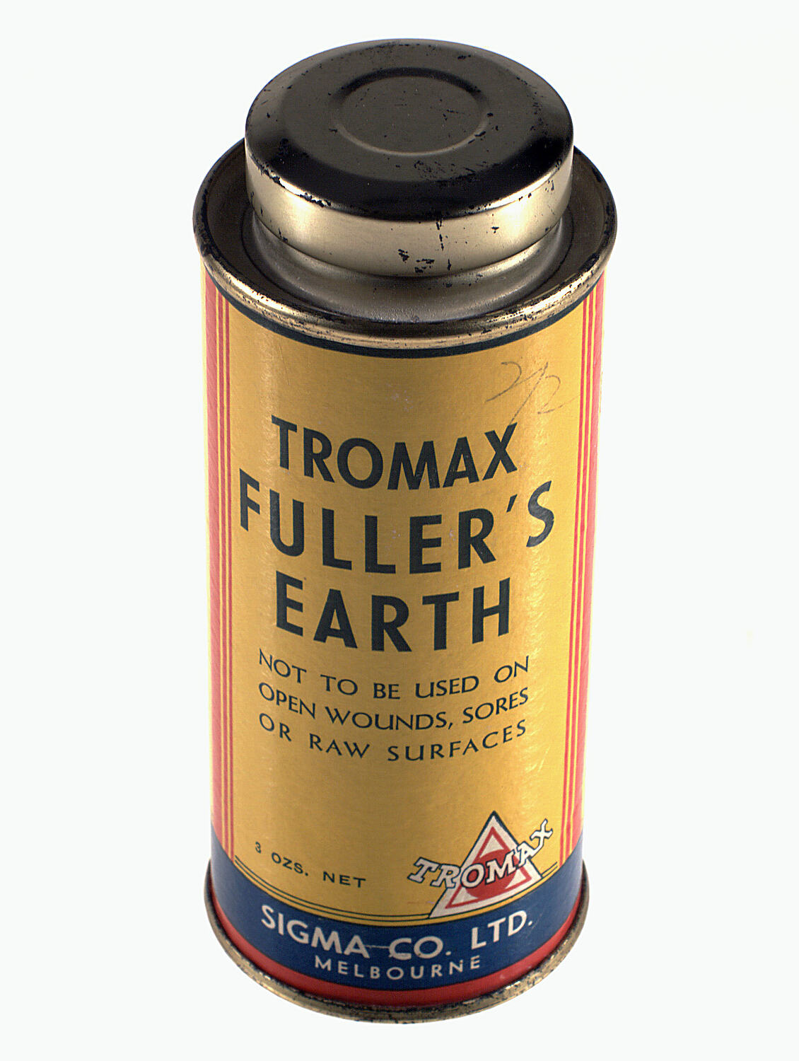 Tin - Tromax Fuller's Earth, Sigma Co. Ltd, circa 1950-1970