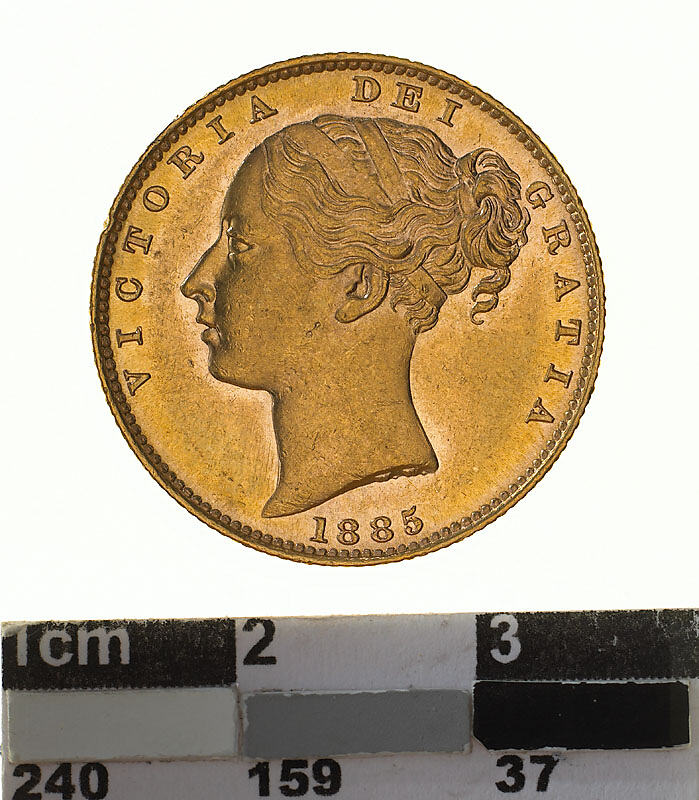 Coin - Sovereign, Victoria, Australia, 1885