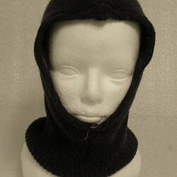 Balaclava - Dark Blue Wool, circa 1960-1979