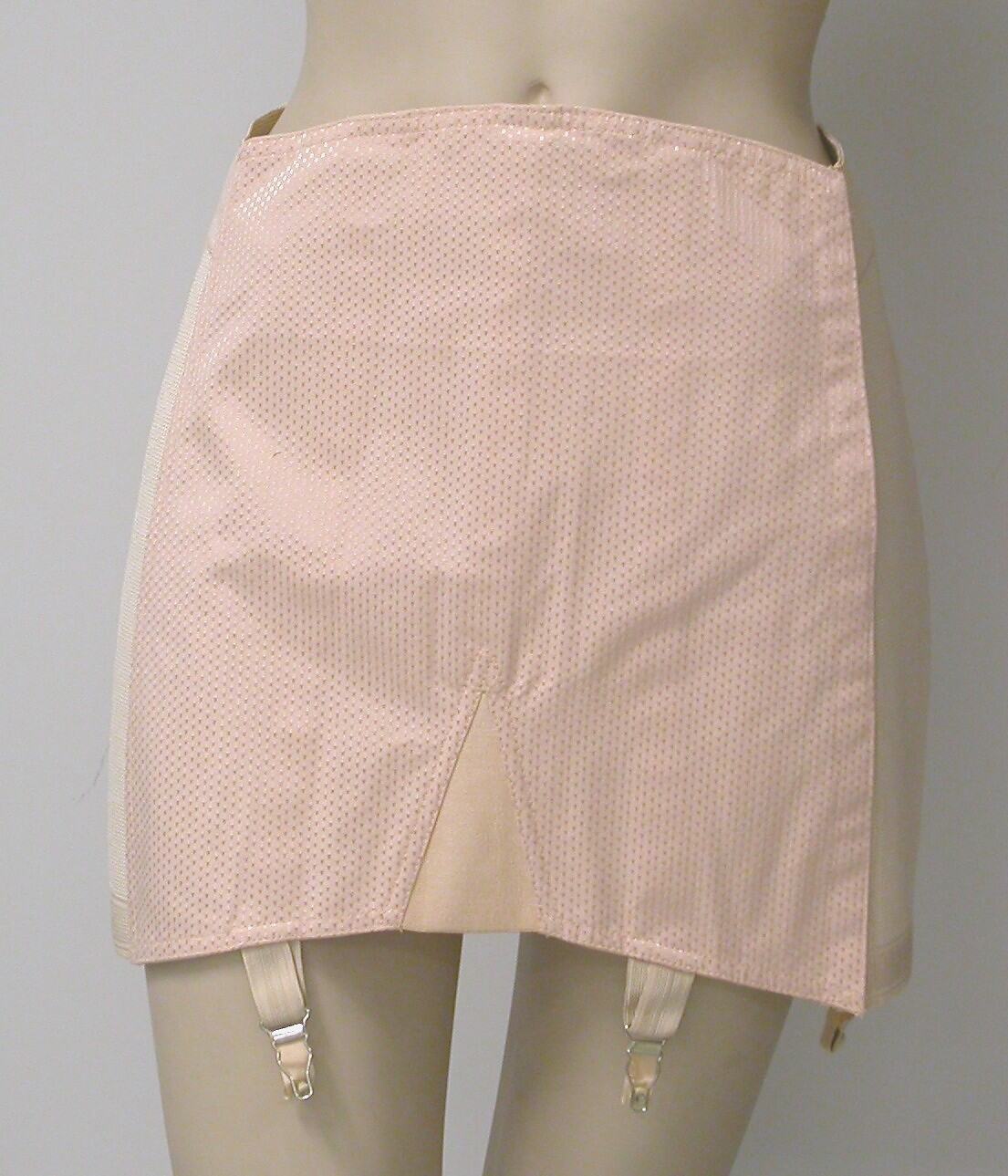Girdle - Venus Maiden Shape, Pink Cotton, circa 1950-1965