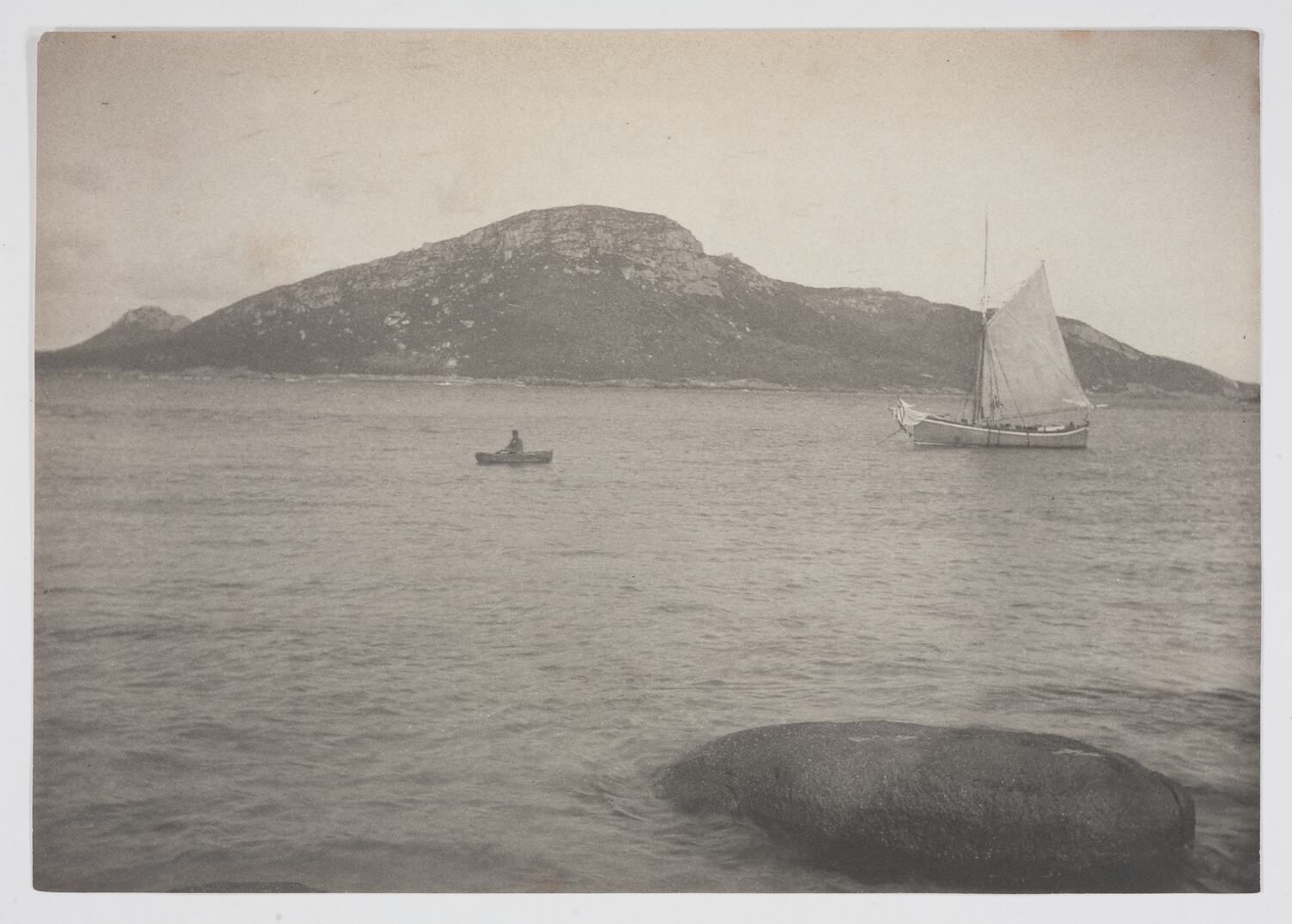 Photograph - Boats off Babel Island, 1893