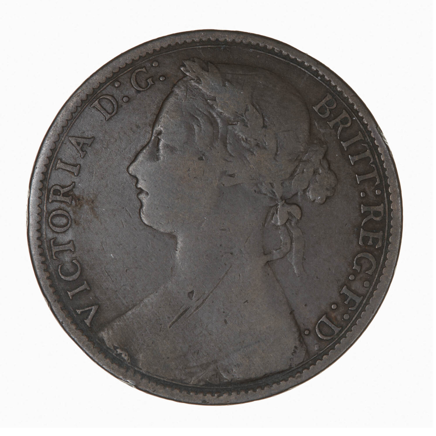 Coin - Penny, Queen Victoria, Great Britain, 1875