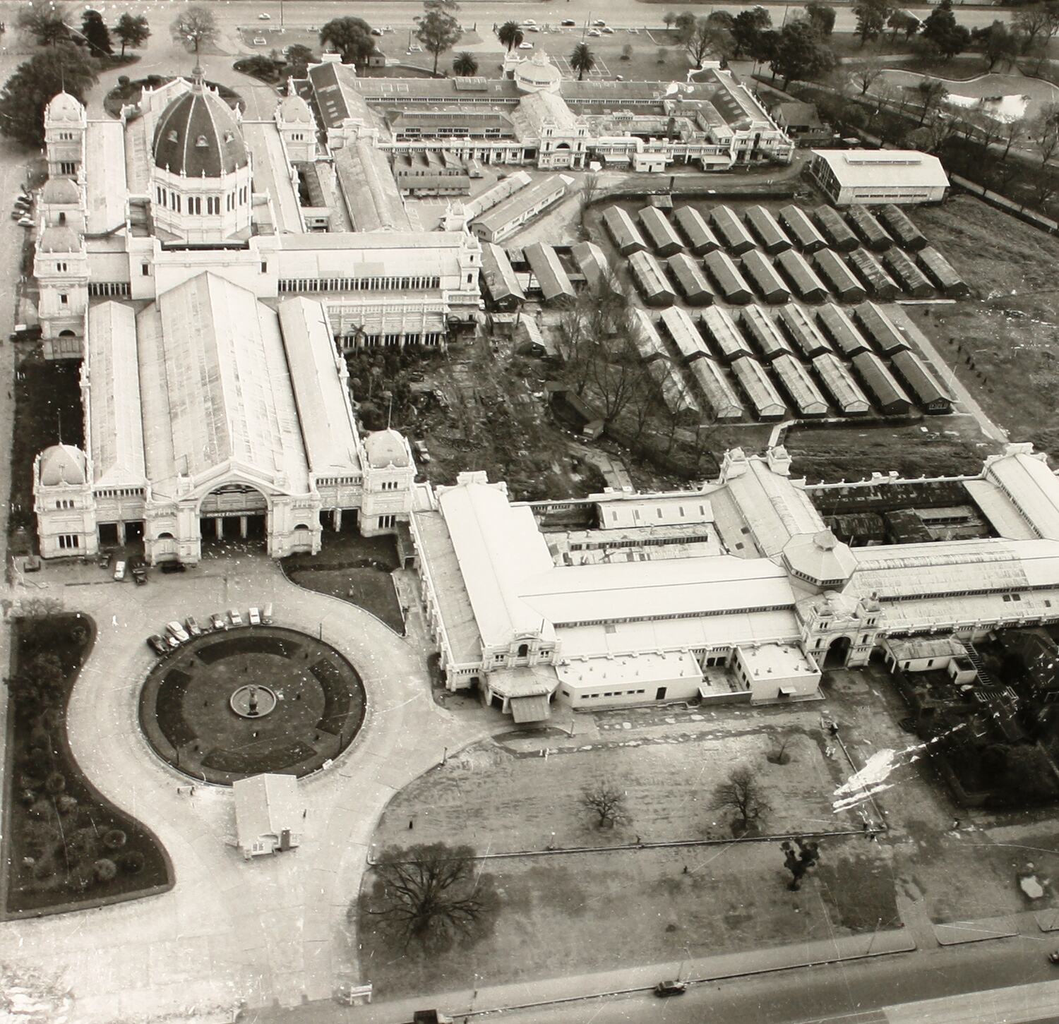 Photograph - Aerial View of the Exhibition Building from the East ...