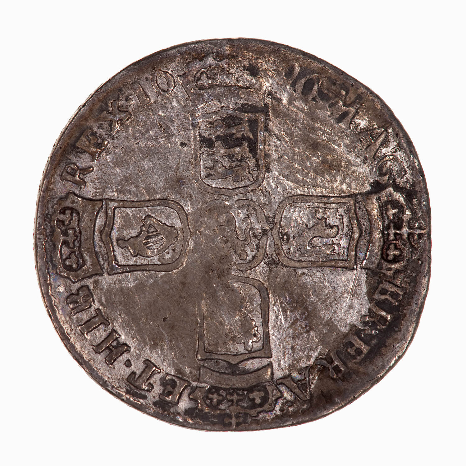 Coin - Sixpence, William III, Great Britain, 1696