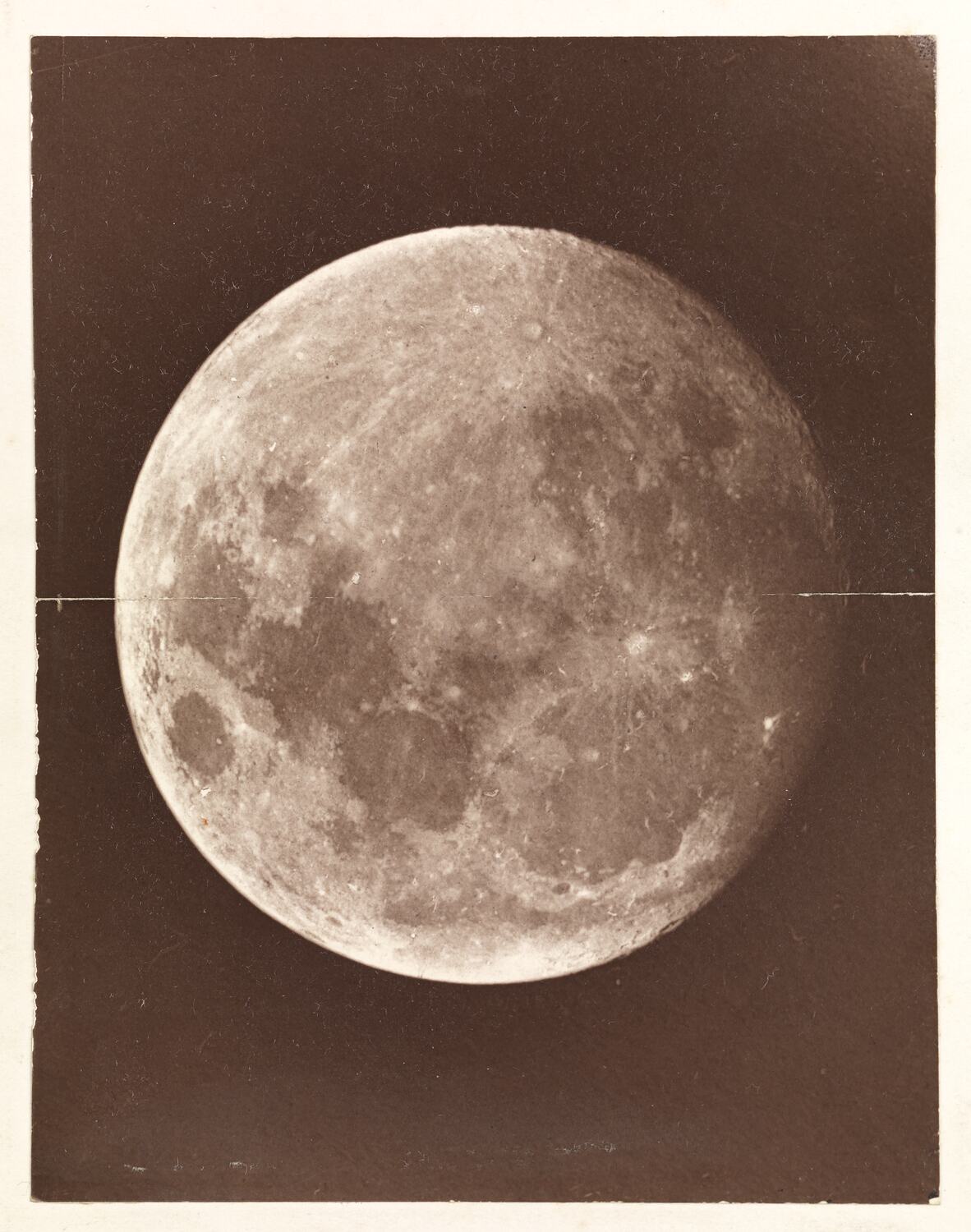 Photograph - The Moon Taken by Great Melbourne Telescope at Melbourne ...