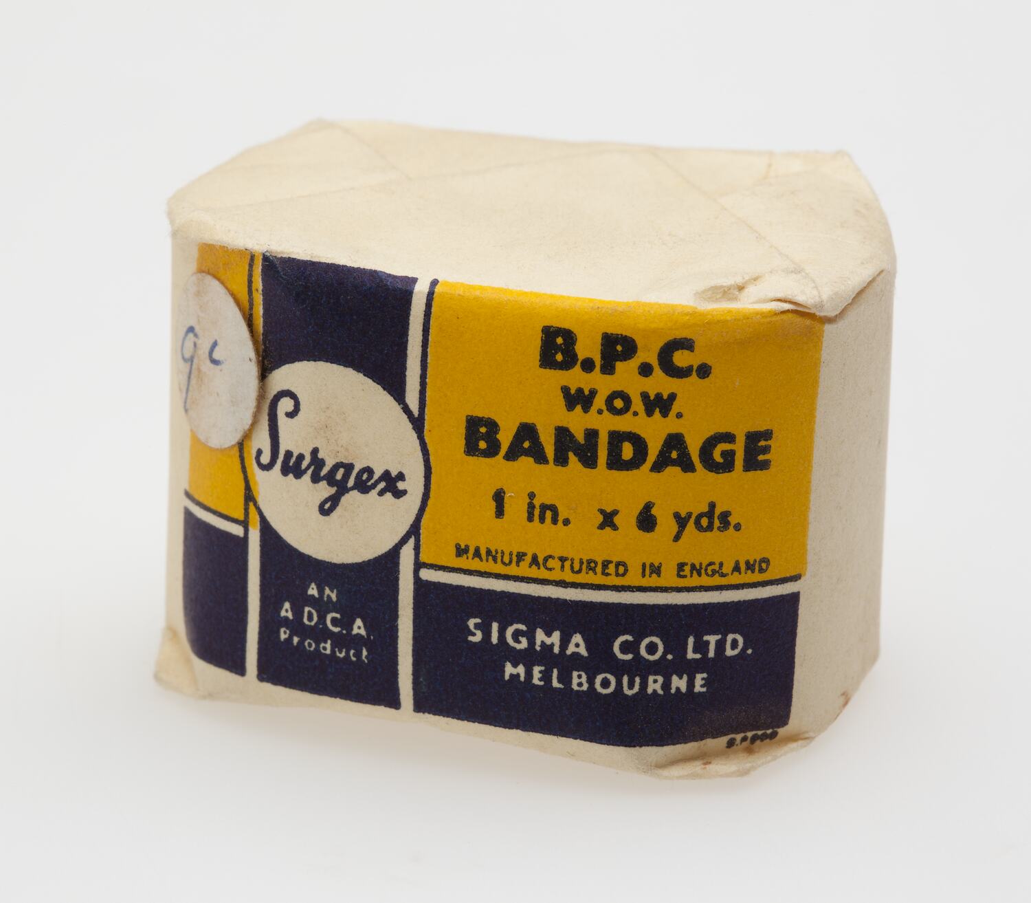 Bandage - 'Surgex', First Aid Kit, Homemade, Sophus Bruhn, circa 1970-1990