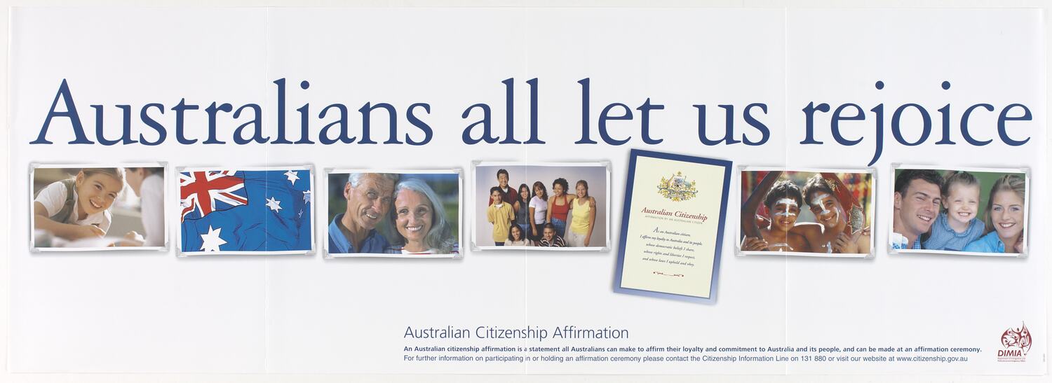Poster - Australian Citizenship Affirmation Pack, Department of ...