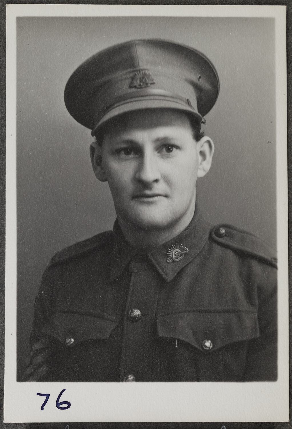 Photograph - Sergeant Johnston, Abbotsford, Victoria, World War II ...
