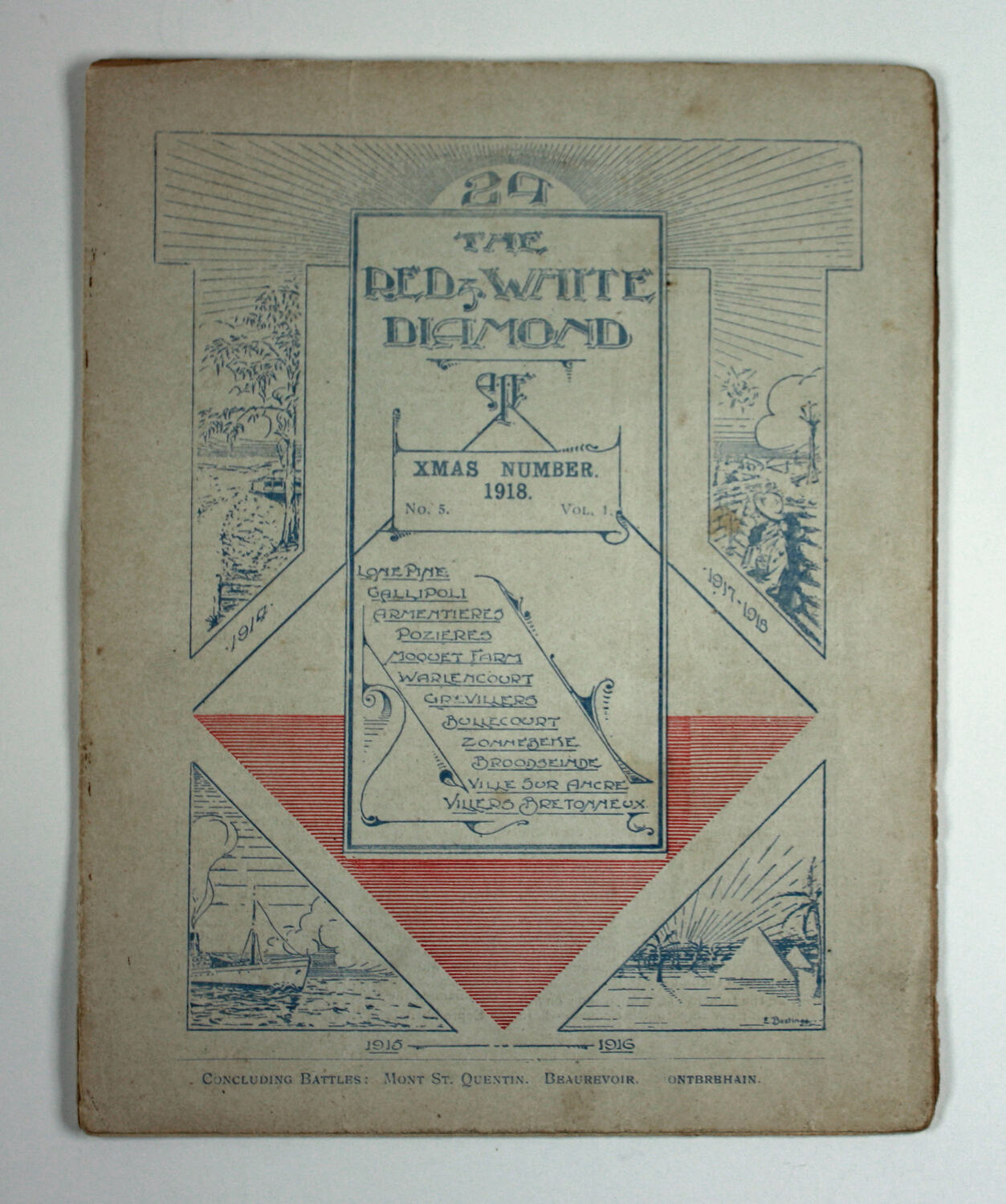 Journal - 'The Red & White Diamond', 24th Battalion Journal, No. 5 ...