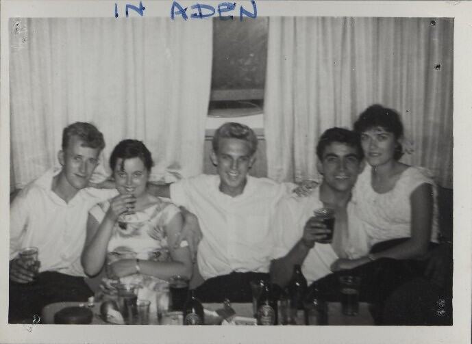 Photograph - Group Image, MV Fairsea, Aden, 1957