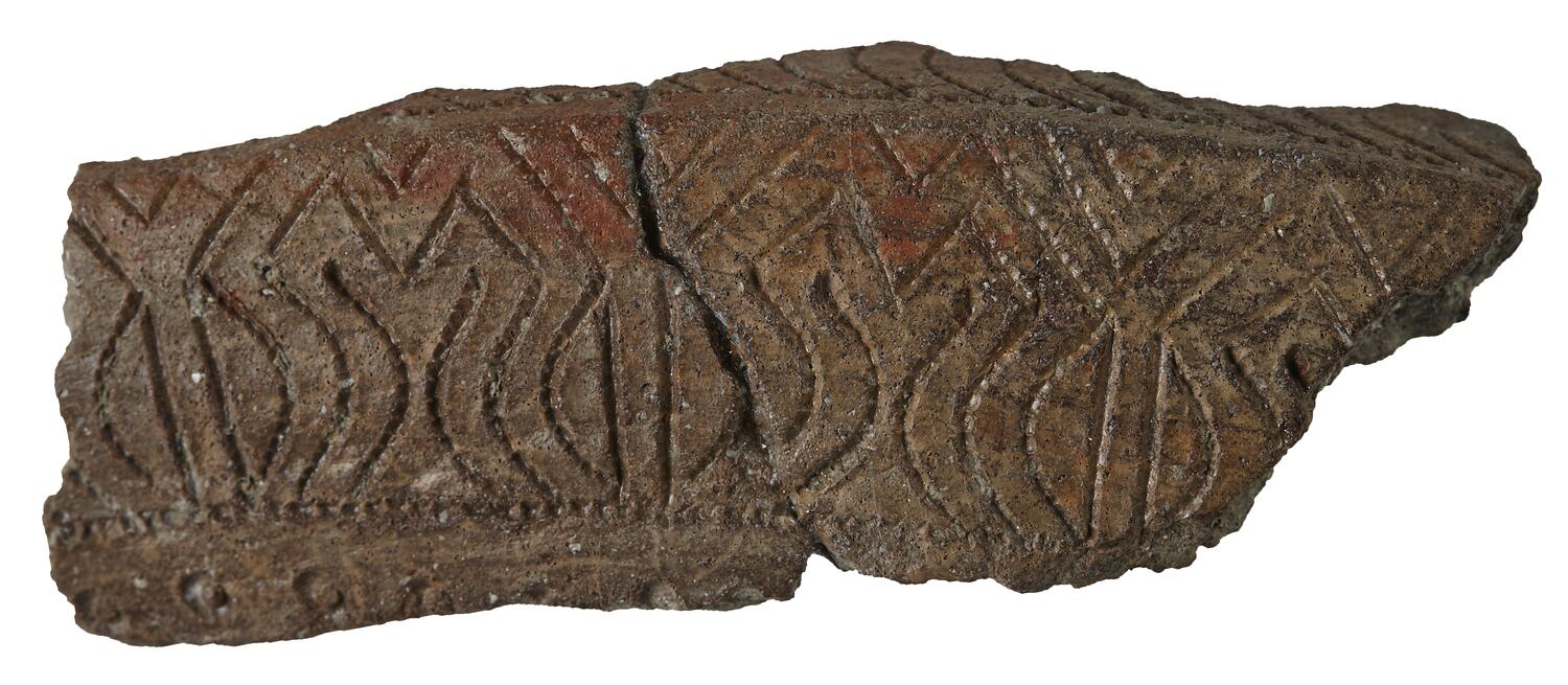 Potsherd. Watom Island, East New Britain, Papua New Guinea. c. 2850 to ...