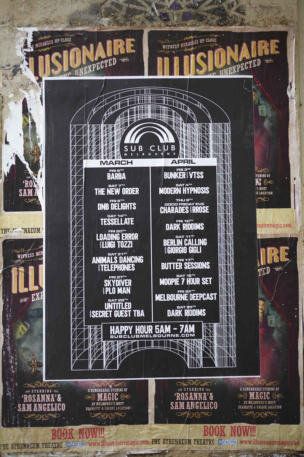 Digital Photograph - Music Poster, Hardware Lane, Melbourne, Jul 2020