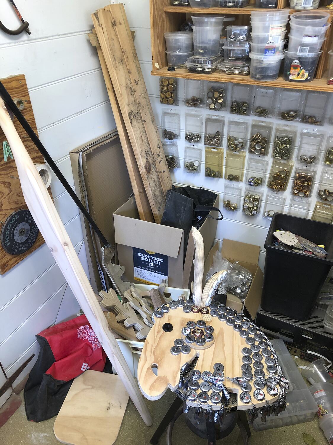 Digital Photograph - Making Moose Lagerphone Head, Jasmina Cininas ...