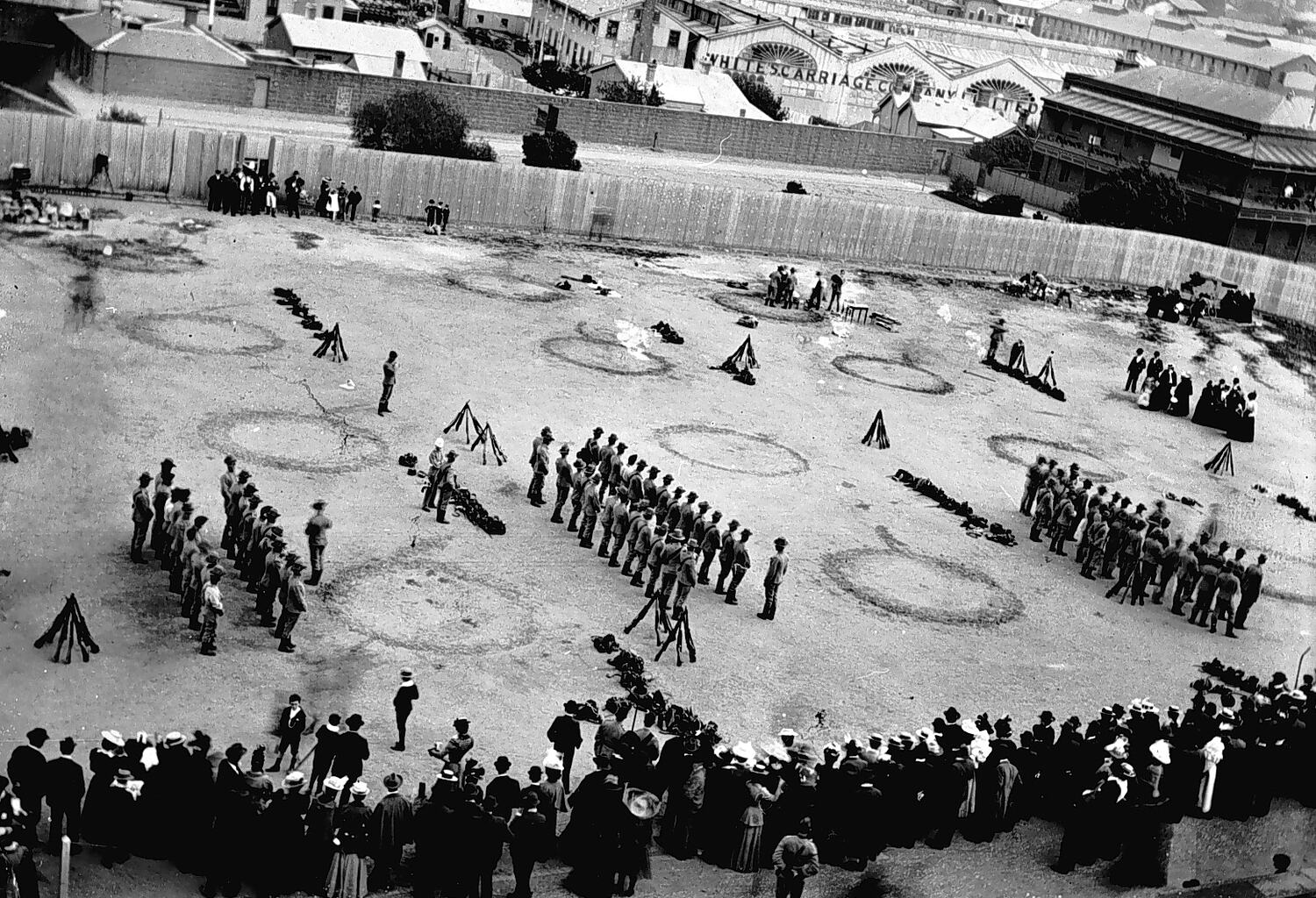 Negative - Victorian Infantry Unit, Victoria Barracks, St Kilda Road ...
