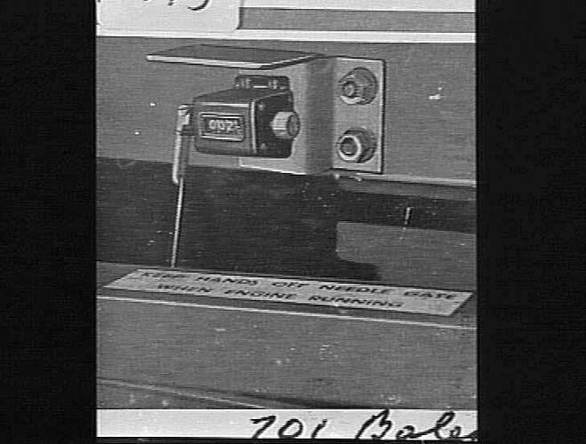 Photograph - H.V. McKay Massey Harris, Bale Counter for 701 Hay Baler ...