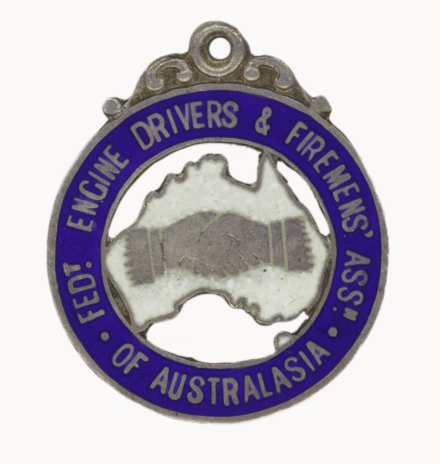 Badge - Federated Engine Drivers & Firemans Association of Australasia ...