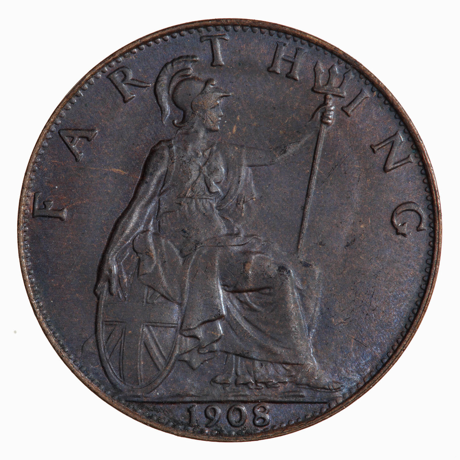 Coin - Farthing, Edward VII, Great Britain, 1908
