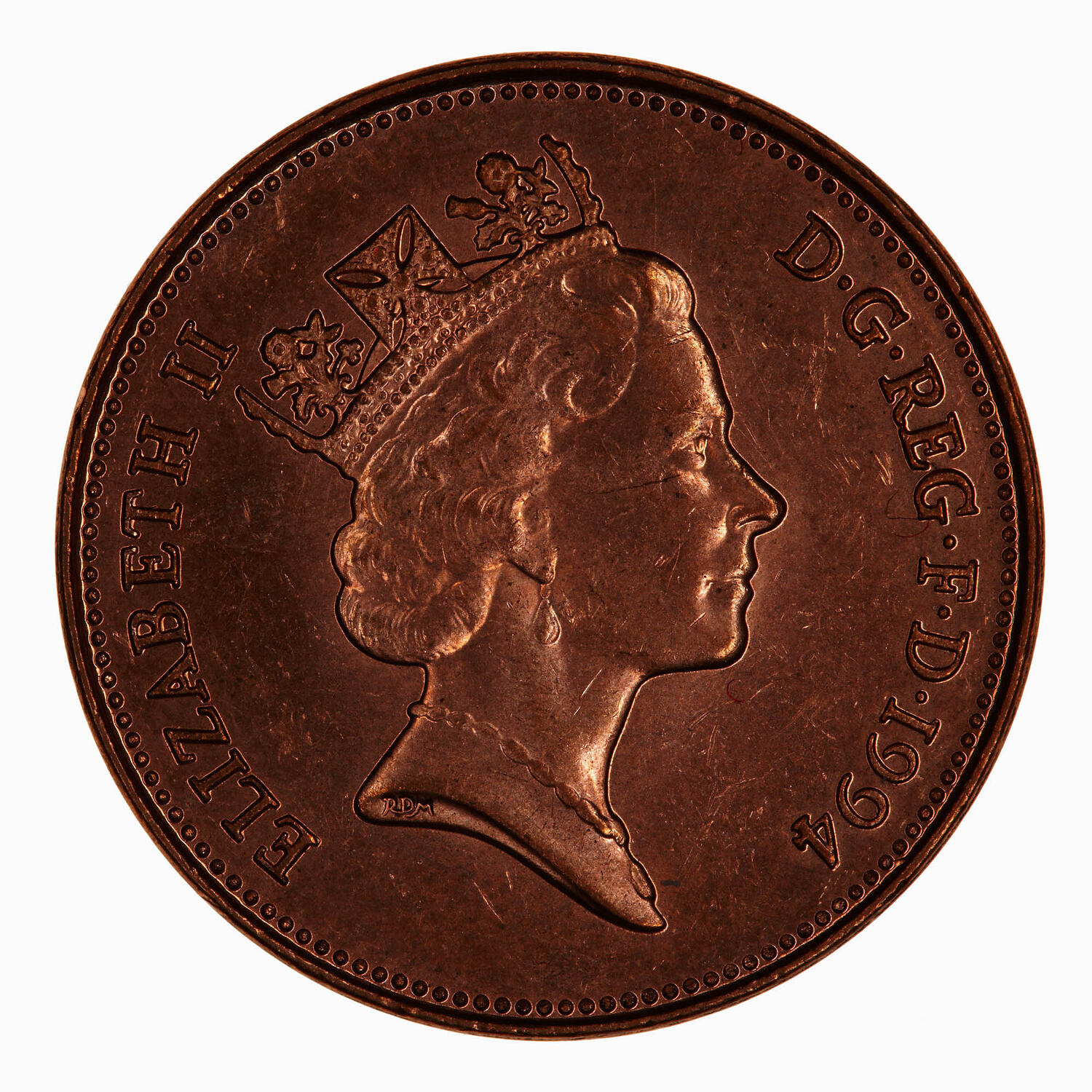 Coin - 2 Pence, Elizabeth II, Great Britain, 1994